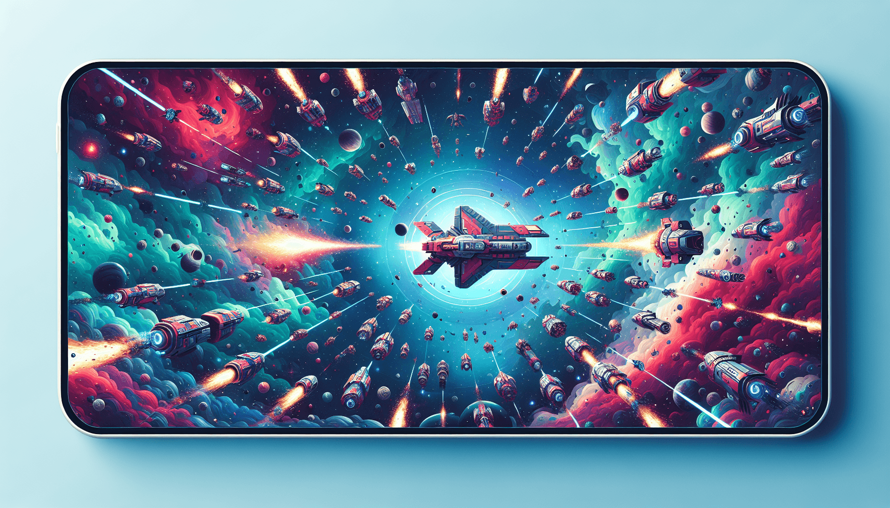 Play Top down space shooter game | Upit