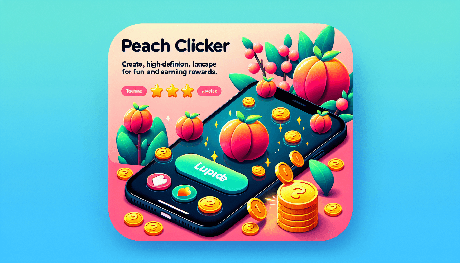 Play peach clicker game | Upit