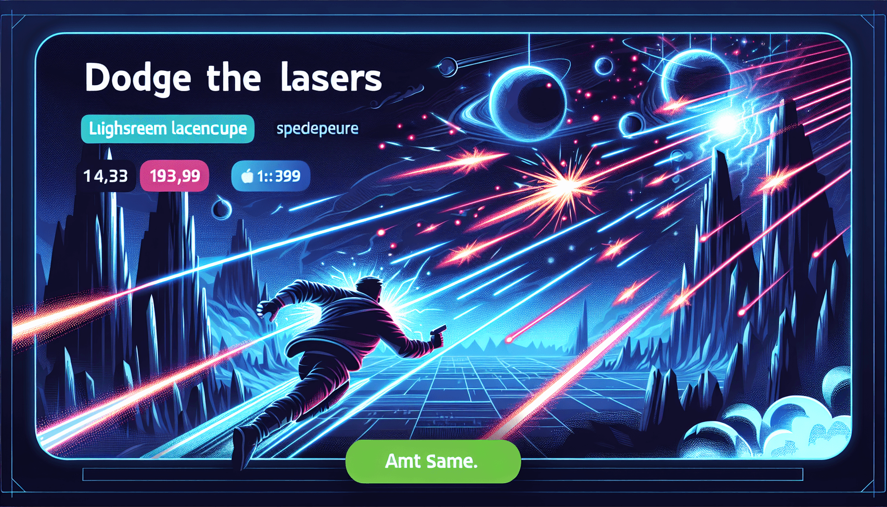 Play dodge the lasers | Upit