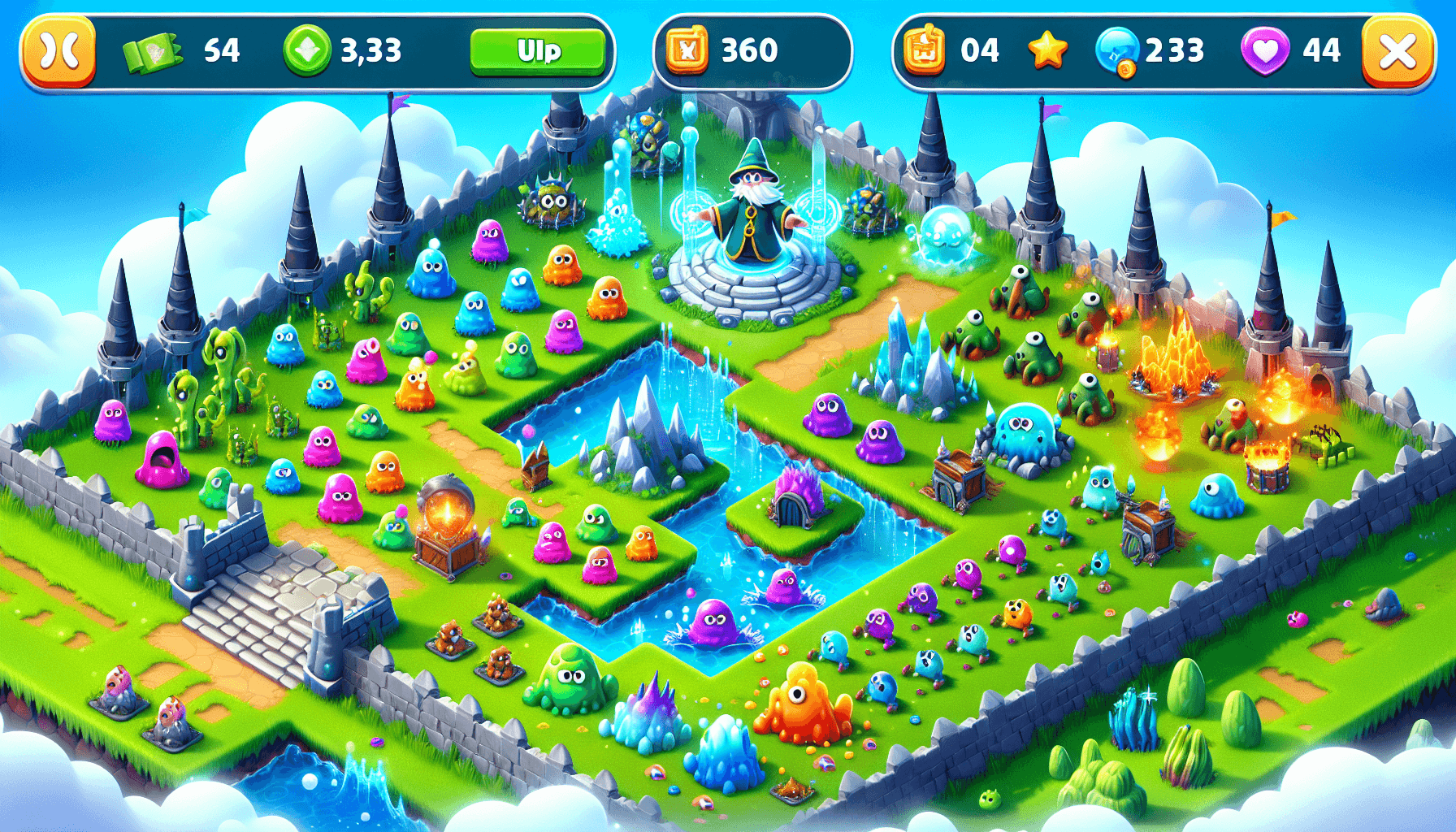 Play Slime Kingdom Chaos | Upit