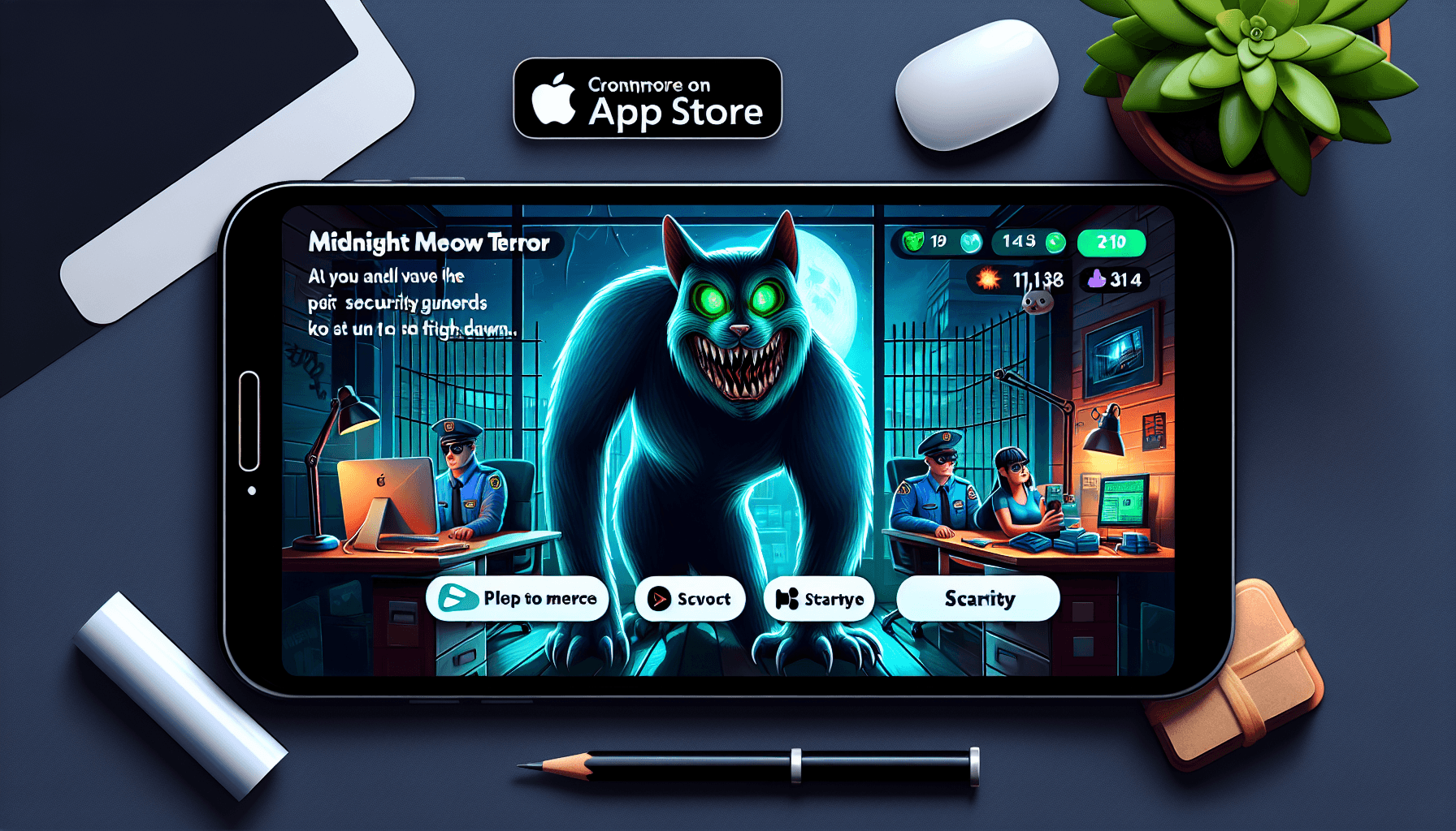 Play Midnight Meow Terror | Upit