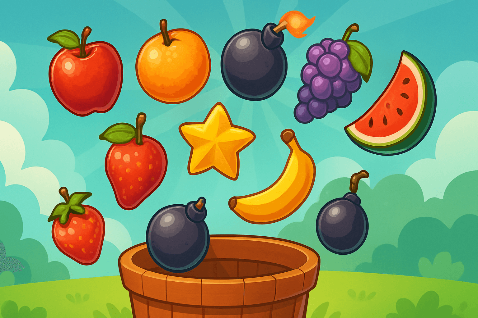 Play Fruit Drop Catch 2 | Upit