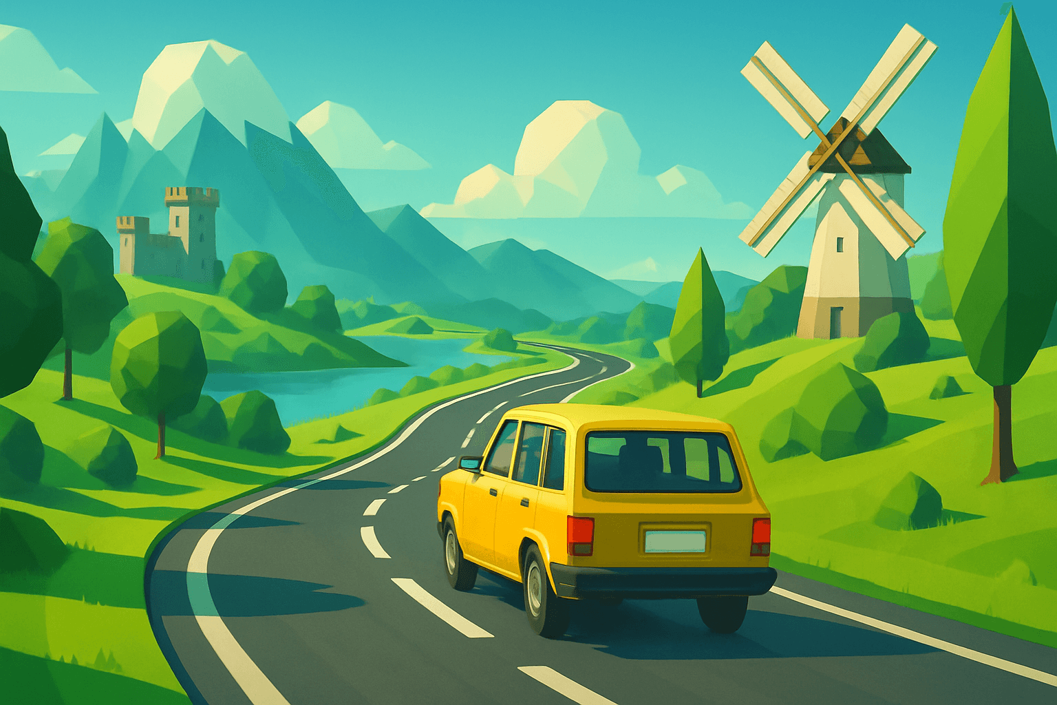 Play Roadtrip Explorer 3D | Upit