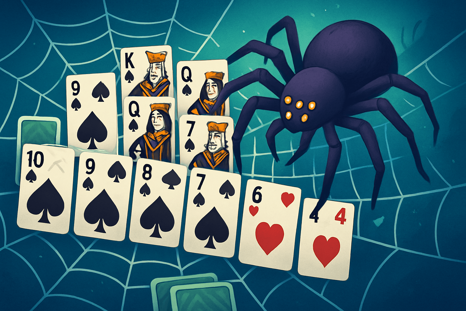 Spider Solitaire: Web of Cards - spiderdeck | Upit