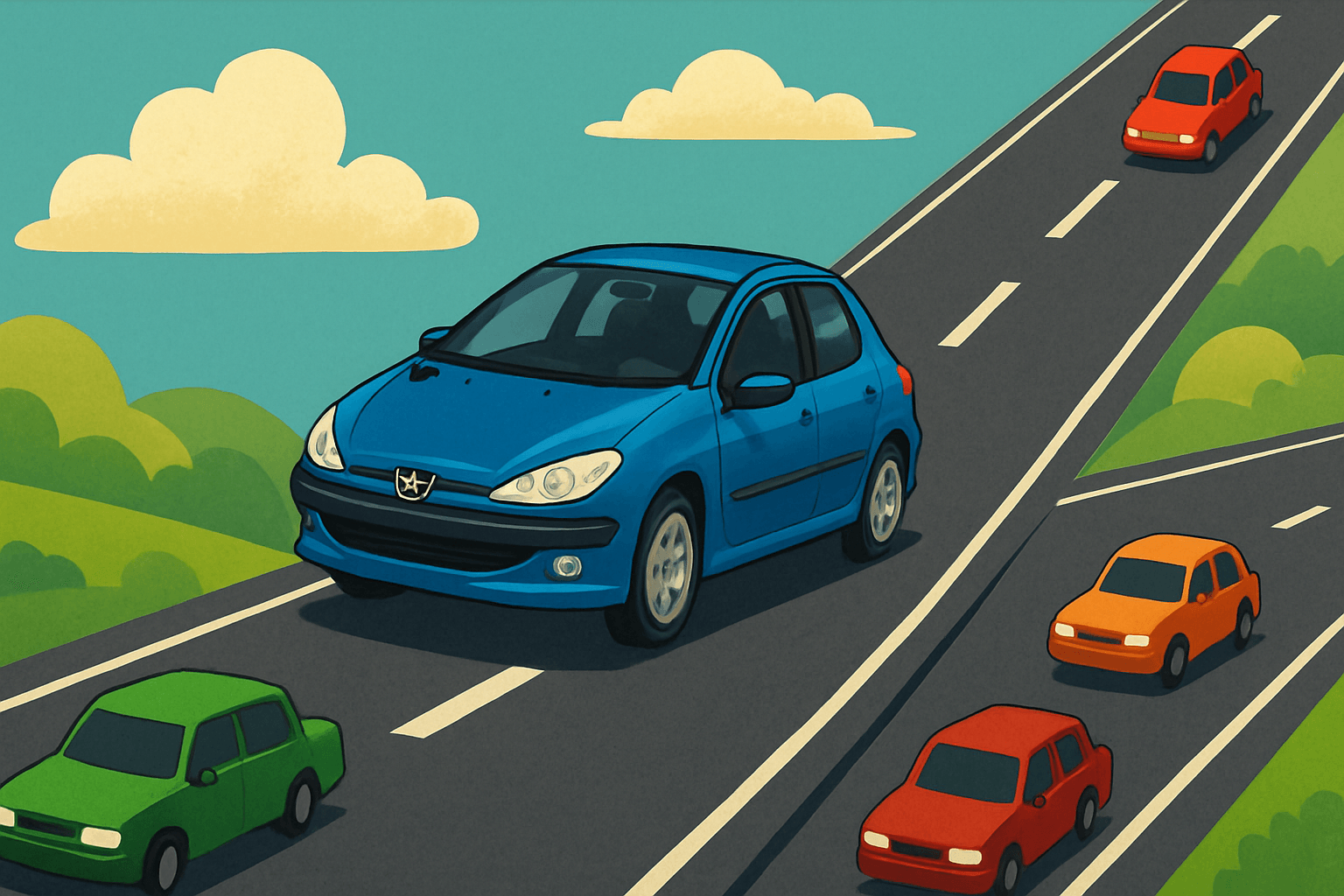 Play Persian driving:206 driver | Upit