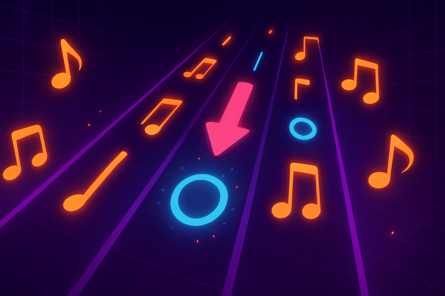 Play Neon Rhythm | Upit